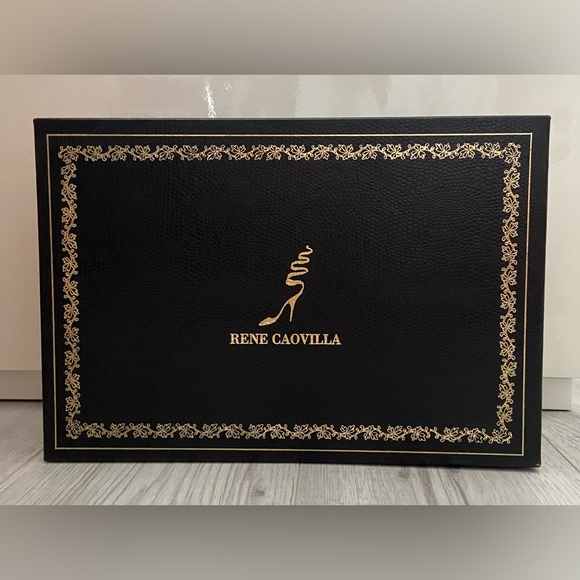 Renee Caovilla | Shoes | Rene Caovilla Empty Black Storage Shoe Box ...